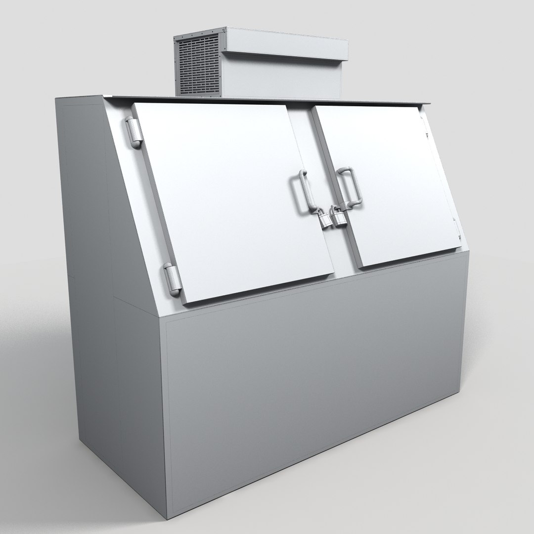 3d Model Of Ice Box