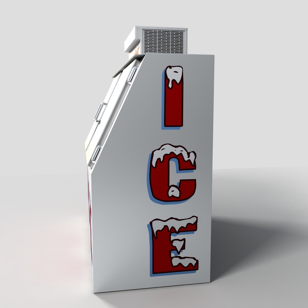 3d Model Of Ice Box
