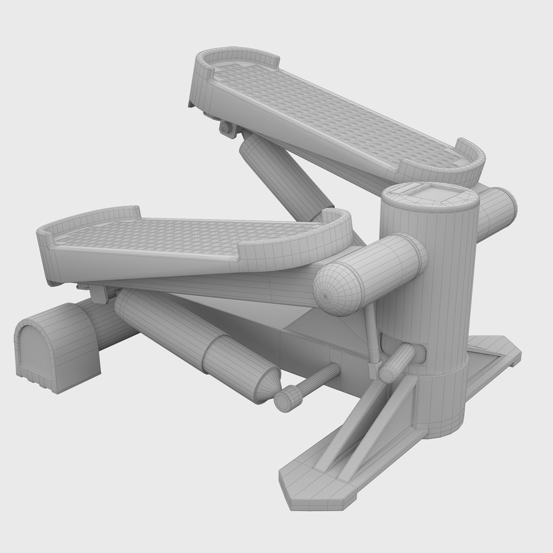 3d Fitness Stepper Model