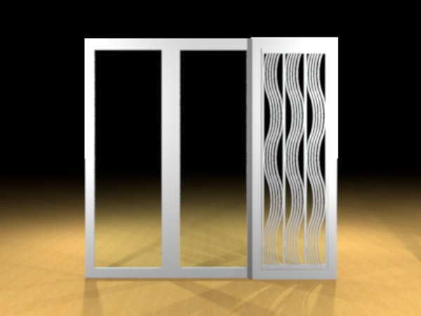 Free 3D windows sliding patterned - TurboSquid 1324079