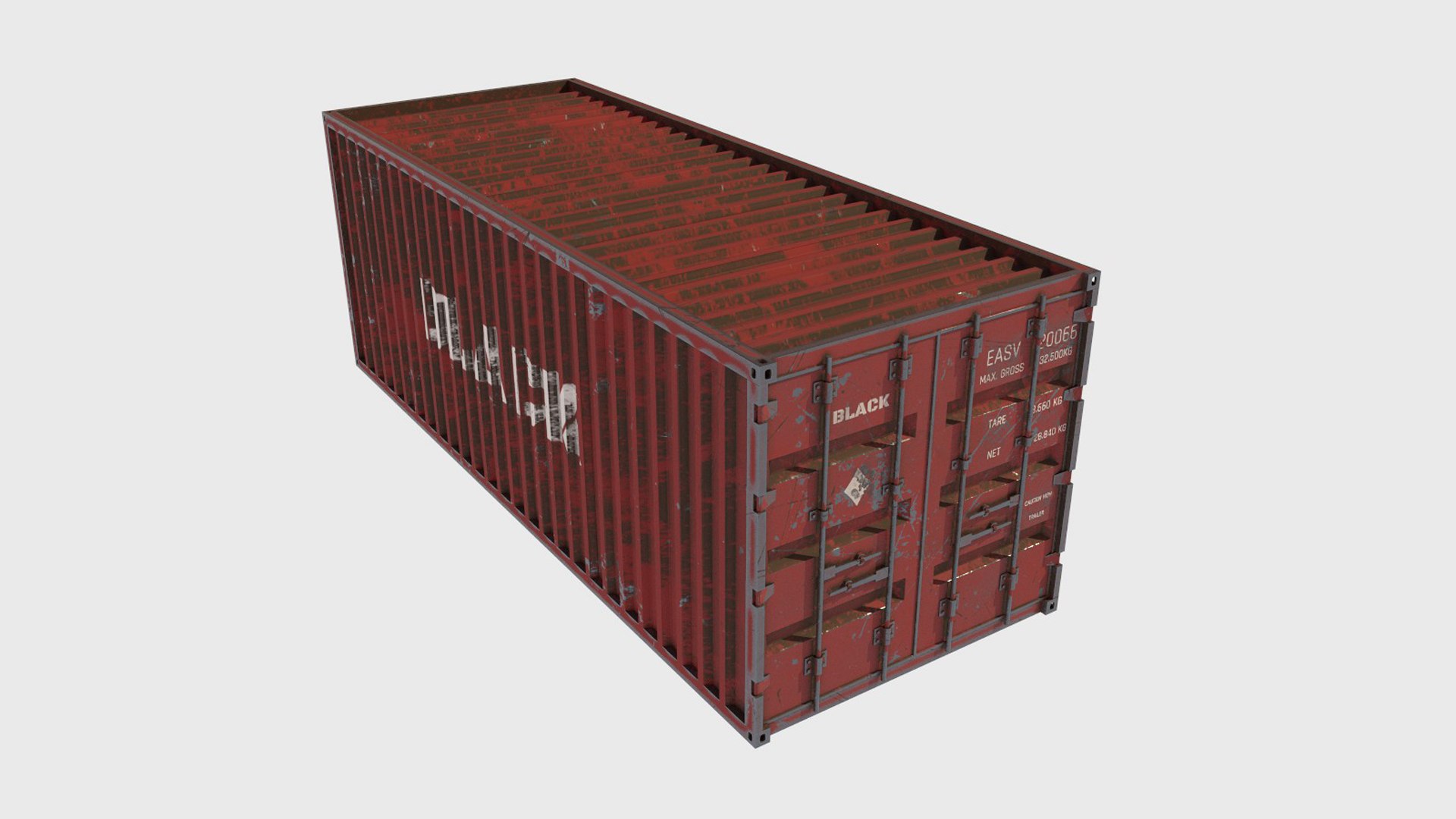 3D Container Model - TurboSquid 2174443