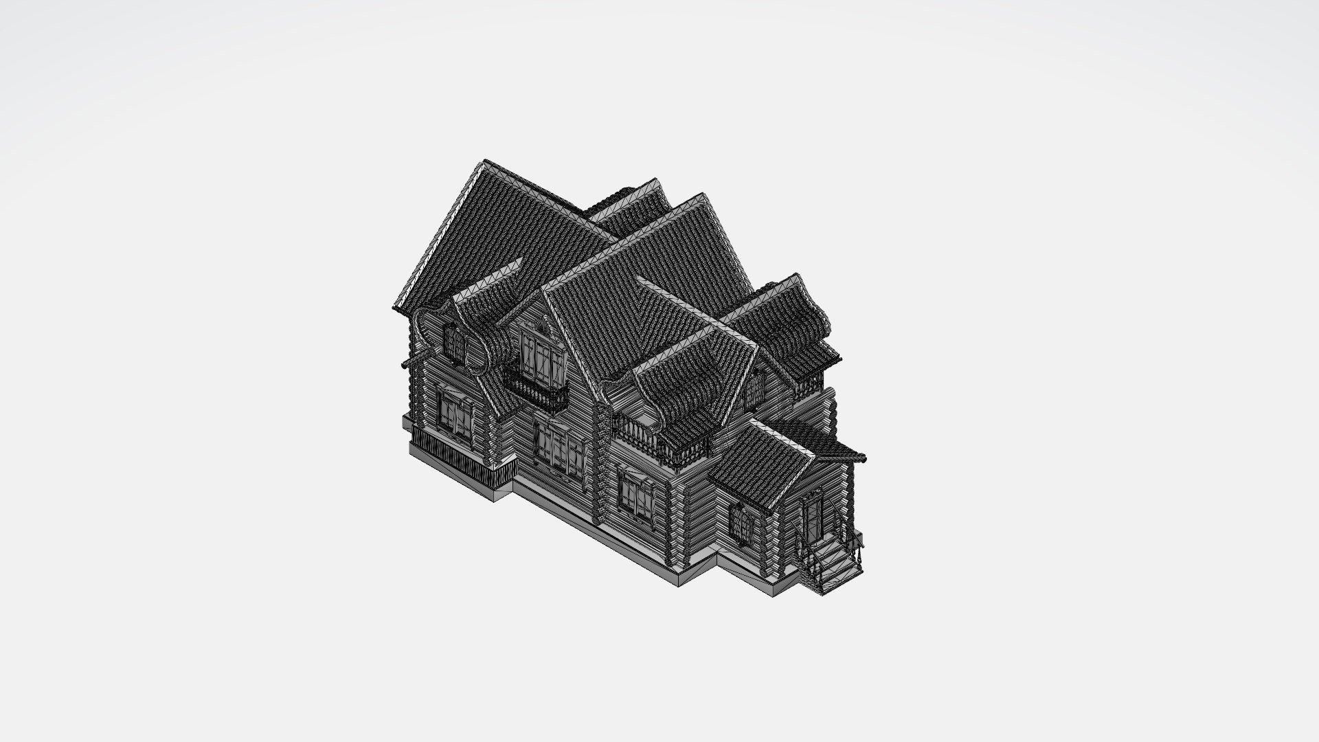 3D House Russian Model - TurboSquid 1666025