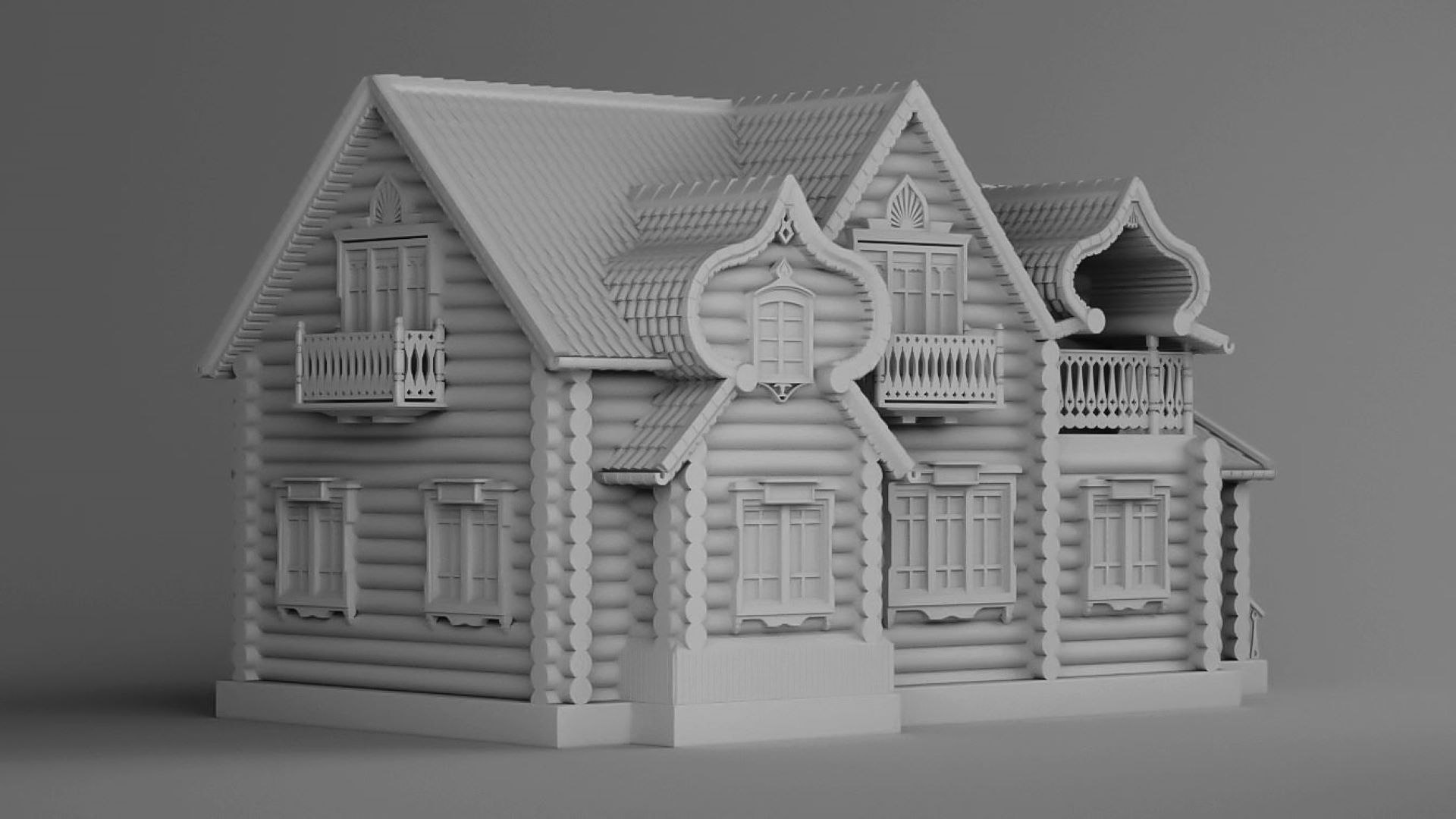 3D House Russian Model - TurboSquid 1666025