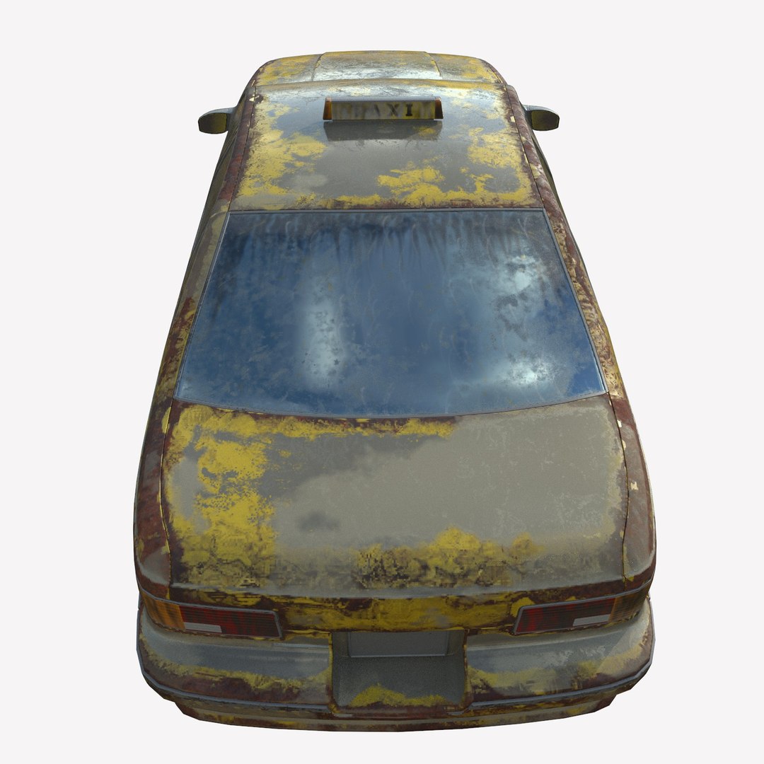 3D car abandoned model - TurboSquid 1377110