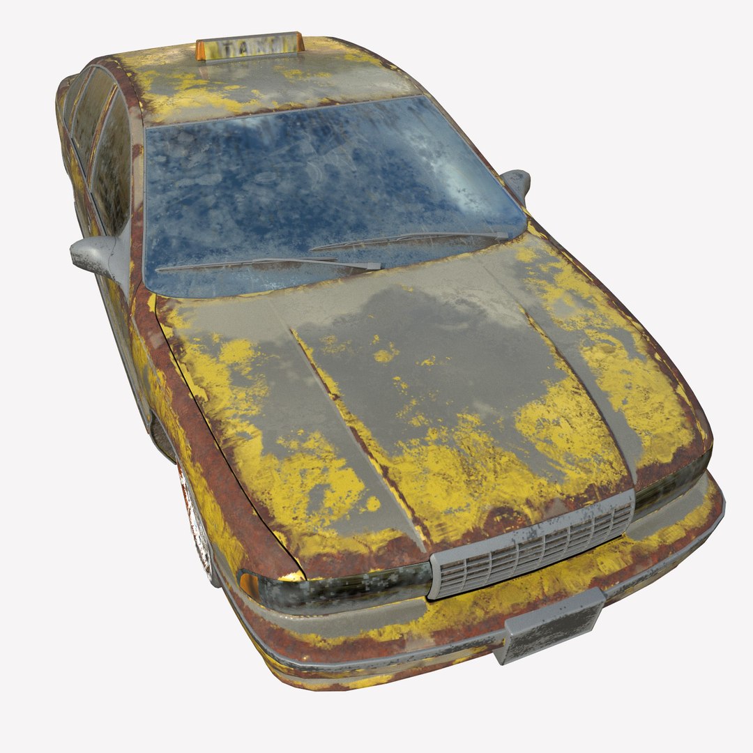 3D car abandoned model - TurboSquid 1377110