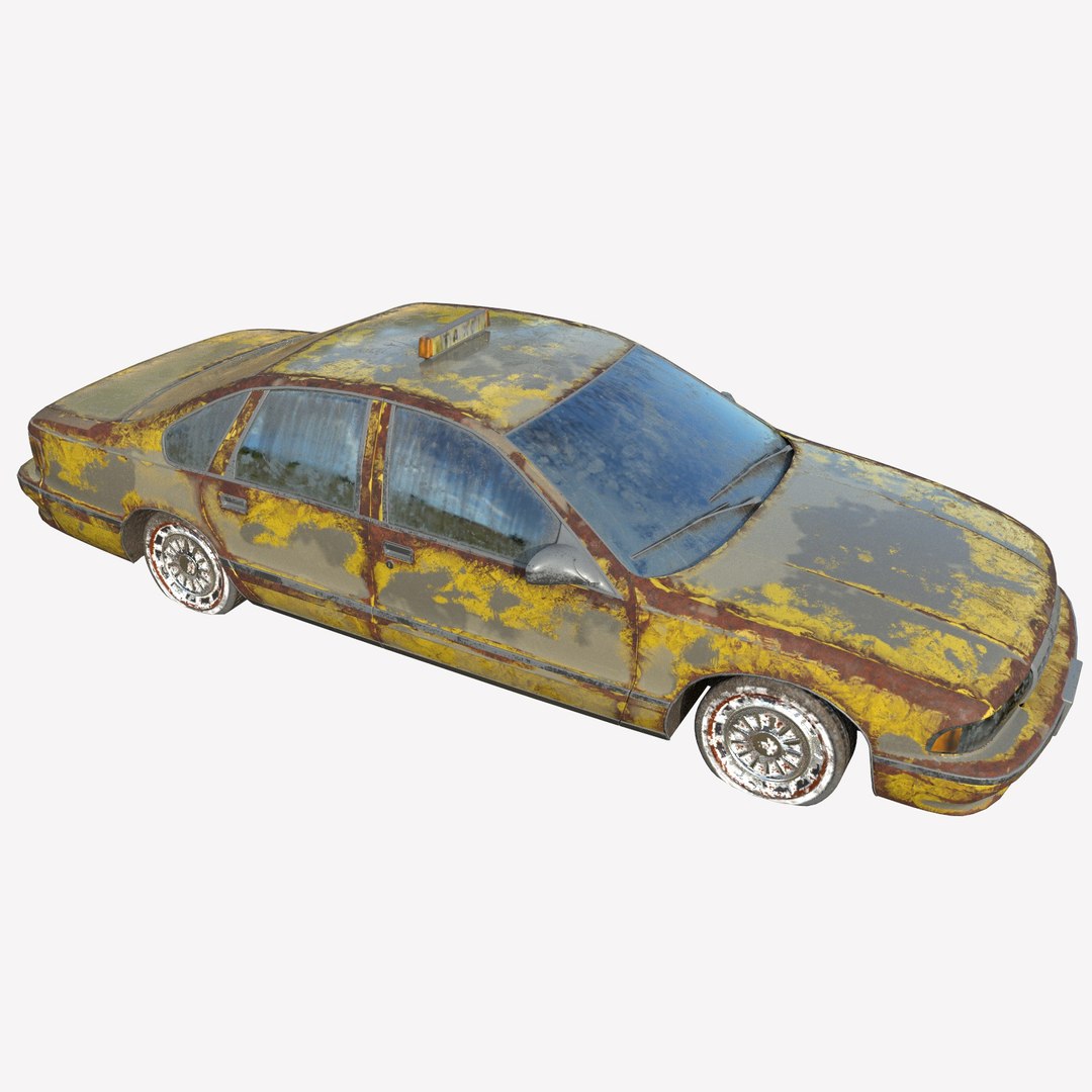 3D car abandoned model - TurboSquid 1377110