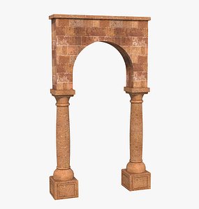 Classic arch gate 3D model - TurboSquid 1414943