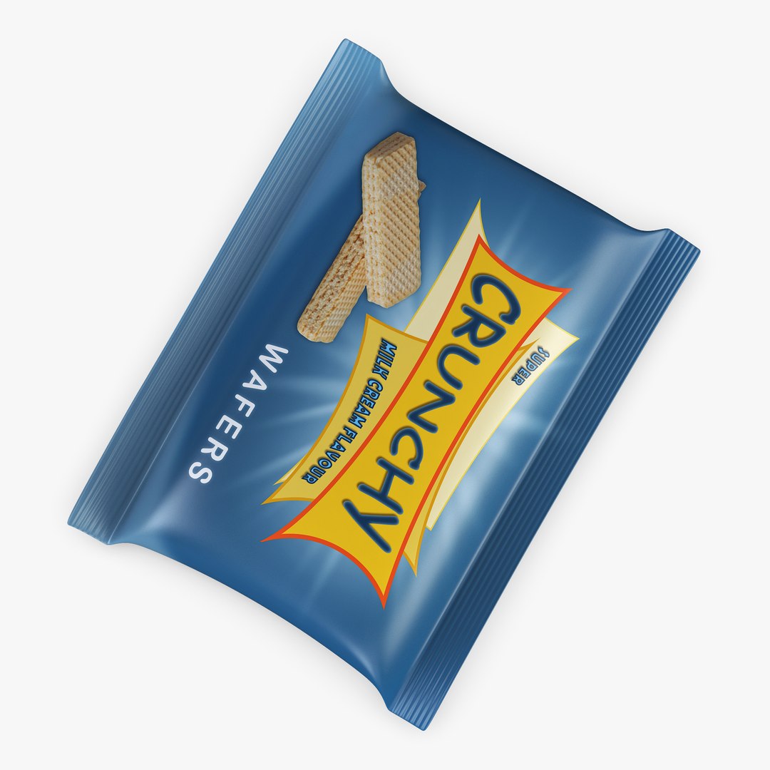 3D Wafers Crunchy Packaging Simple M 1 - TurboSquid 2132789