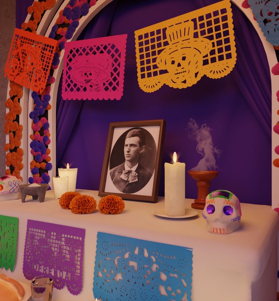 modelo 3d Altar del Día de los Muertos - TurboSquid 1540334