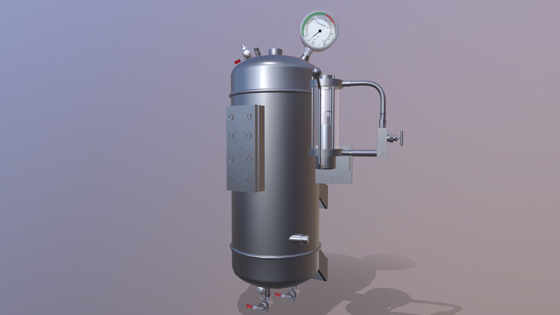 3D Auxiliary Air Reservoir Model - TurboSquid 2288318