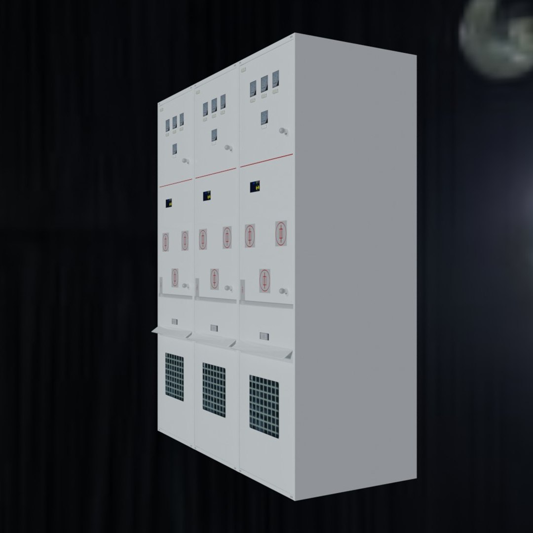Electrical Cabinet 3D Model - TurboSquid 2420747