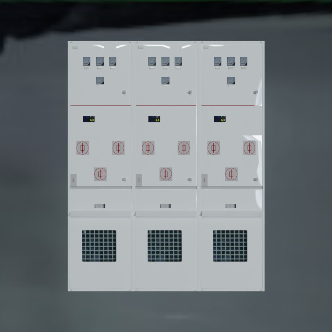 Electrical Cabinet 3D Model - TurboSquid 2420747