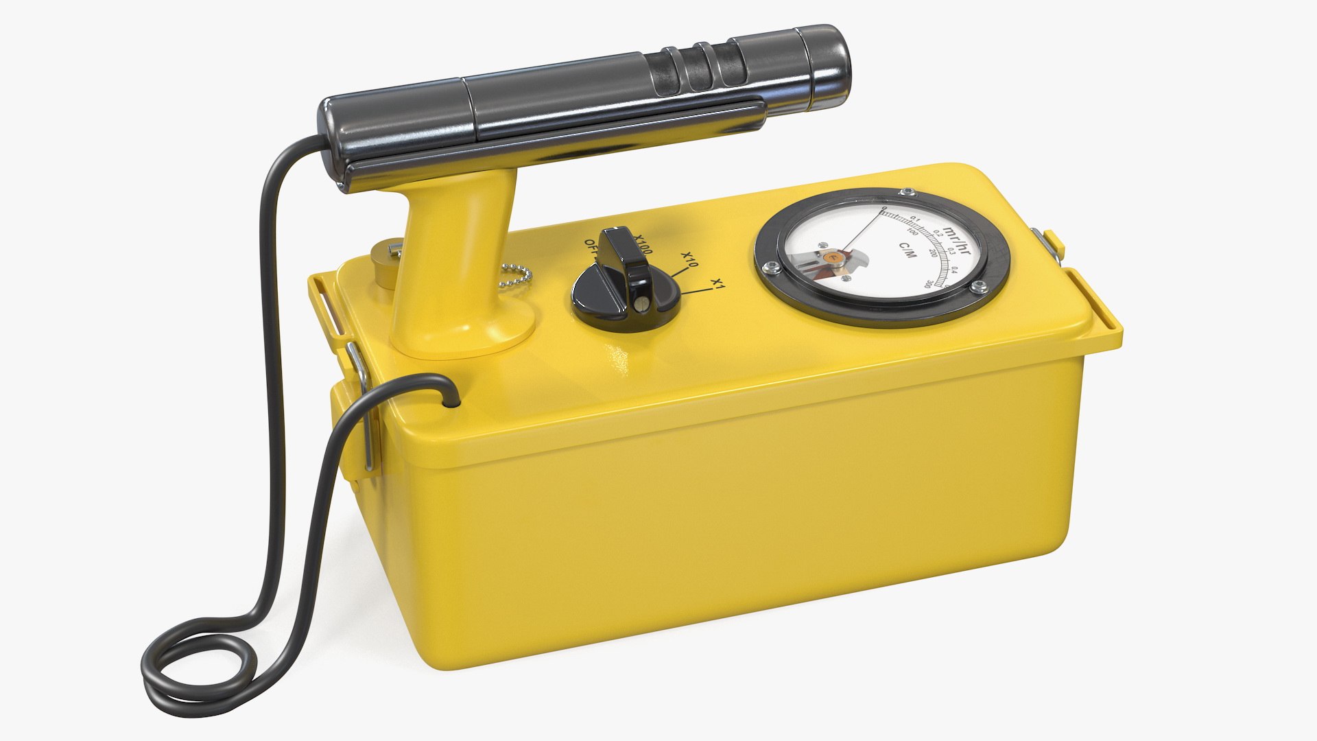 3D Civil Defence Geiger Counter - TurboSquid 1595595