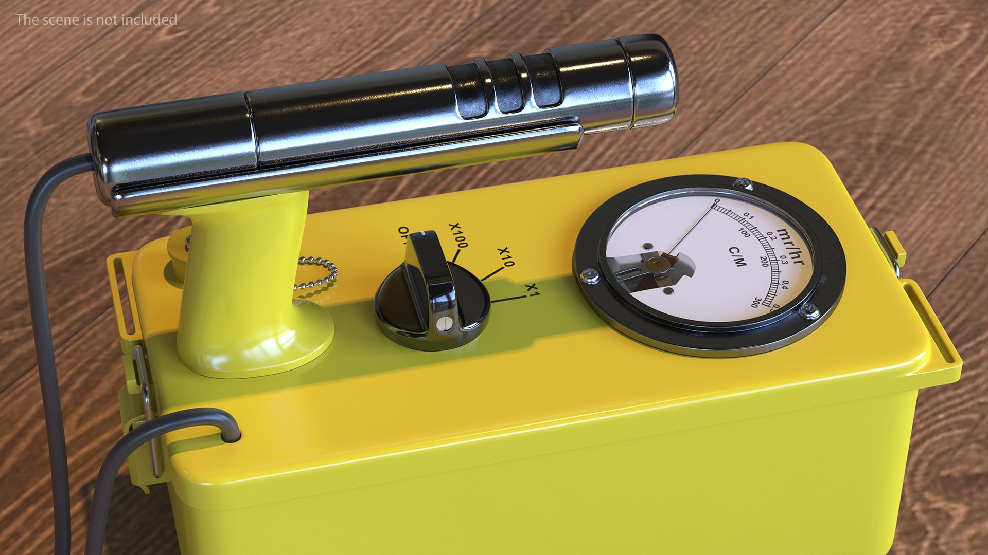 3D civil defence geiger counter - TurboSquid 1595595