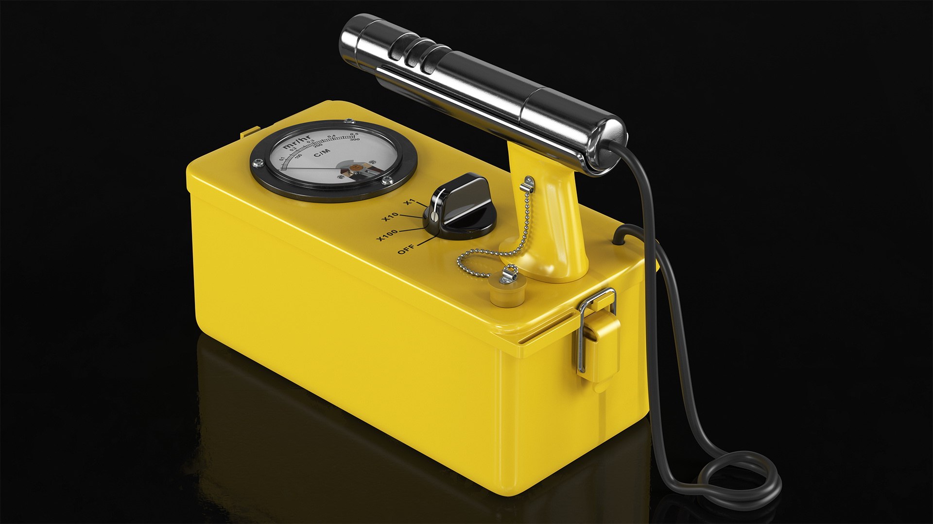 3D Civil Defence Geiger Counter - TurboSquid 1595595