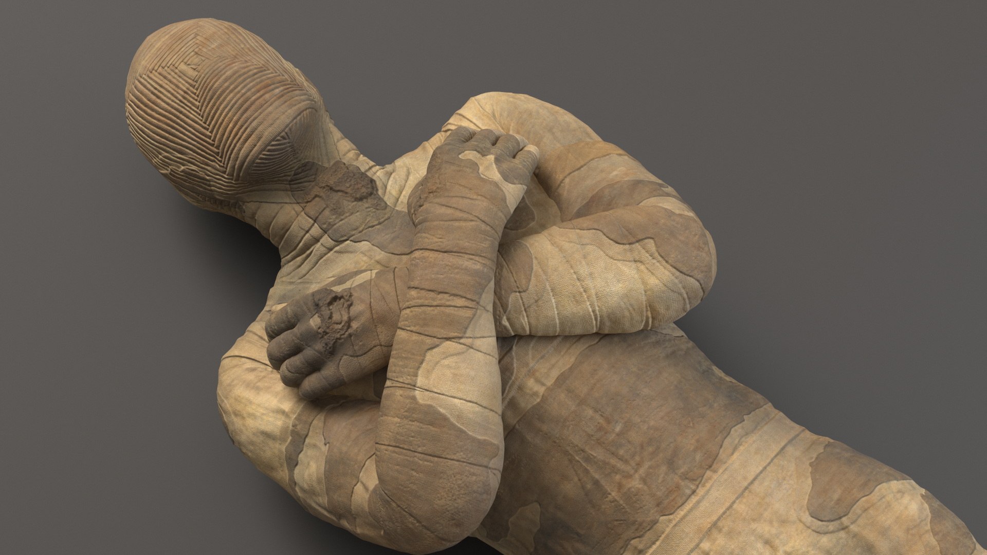 Mummy With Arms Crossed 3D Model - TurboSquid 2273101