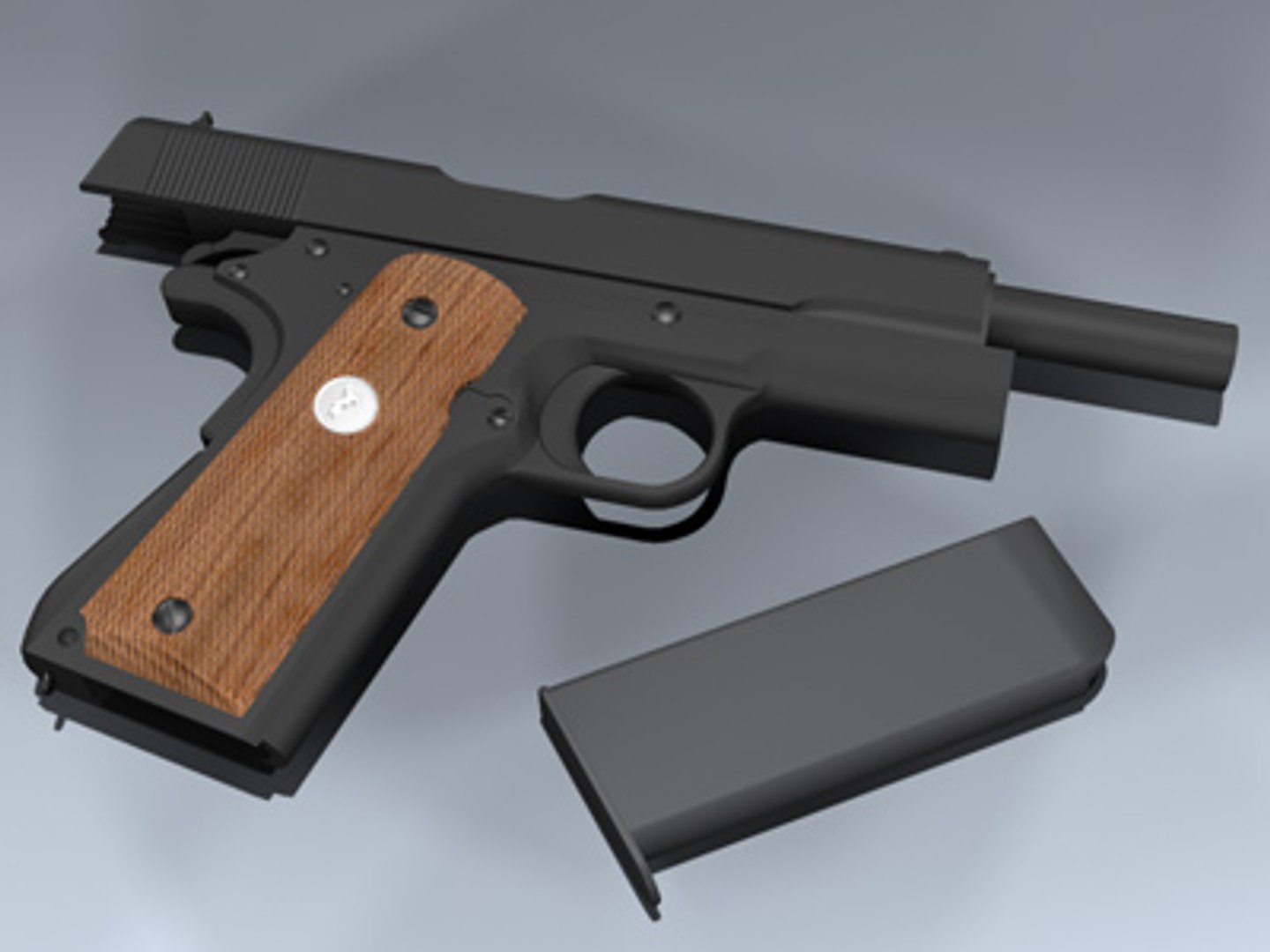 M1911a1 Pistol 3d Model