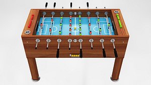 Foosball 3D Models for Download | TurboSquid