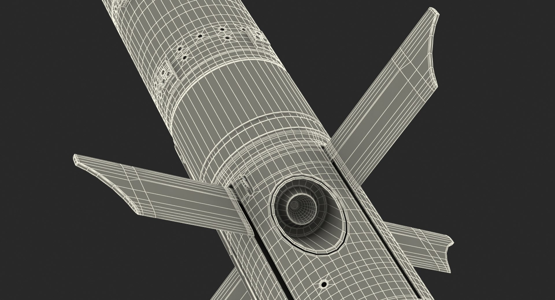 3d Model Bgm 71d Tow Missile