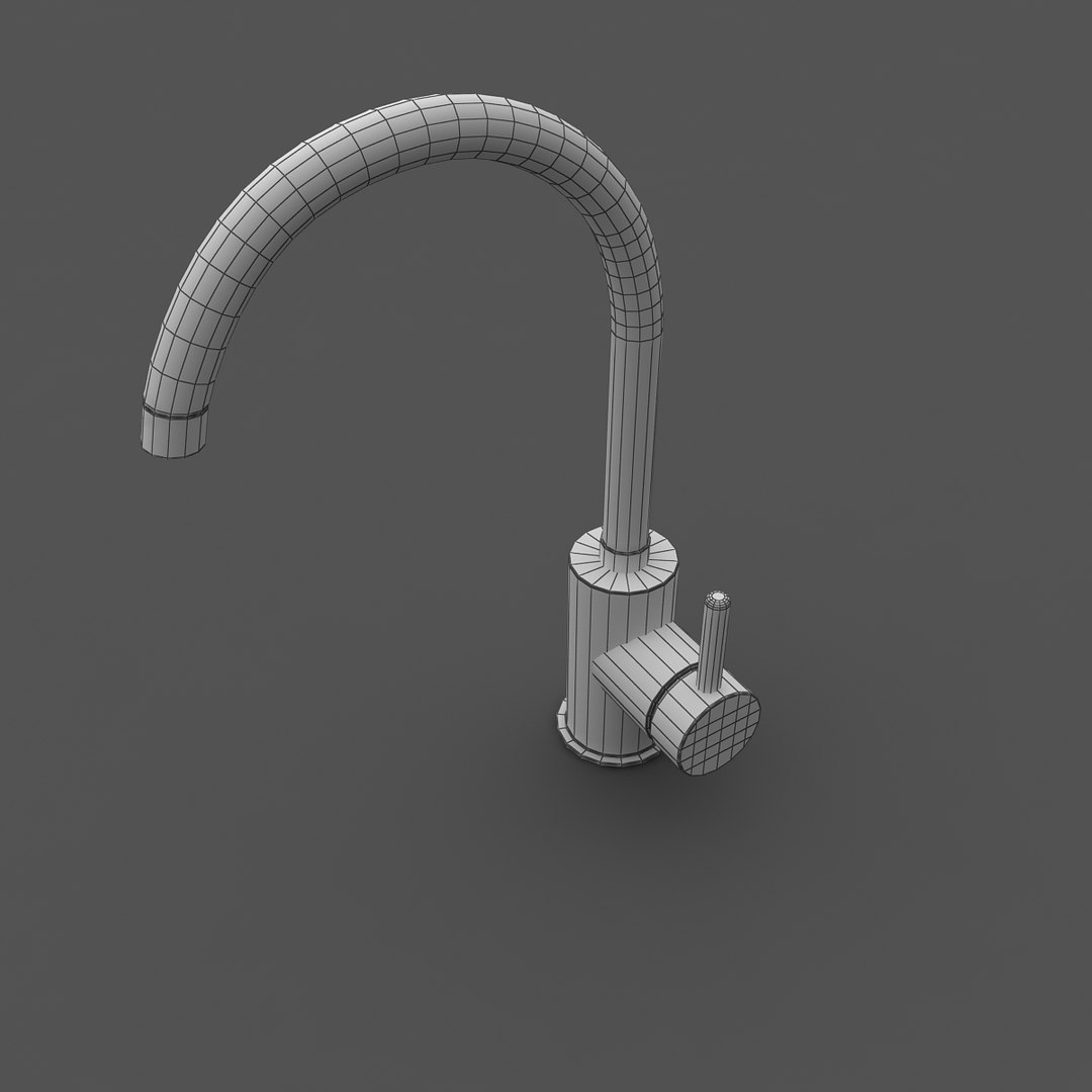 Faucet Kitchen 3D Model - TurboSquid 1407776