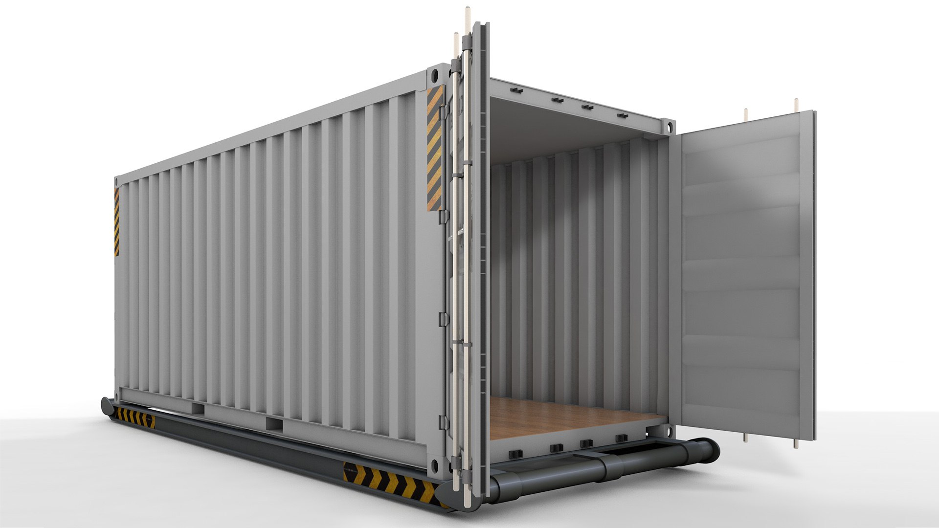 Container 20 Feet 3D Model - TurboSquid 1746339