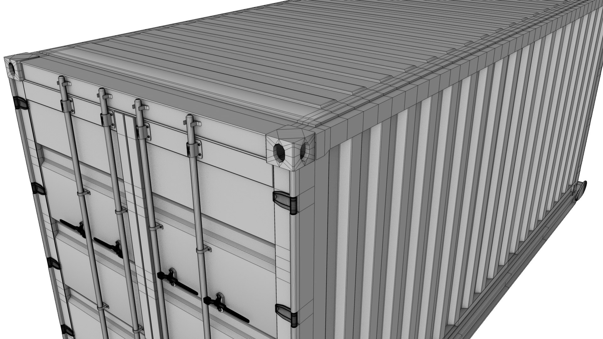 Container 20 Feet 3D Model - TurboSquid 1746339