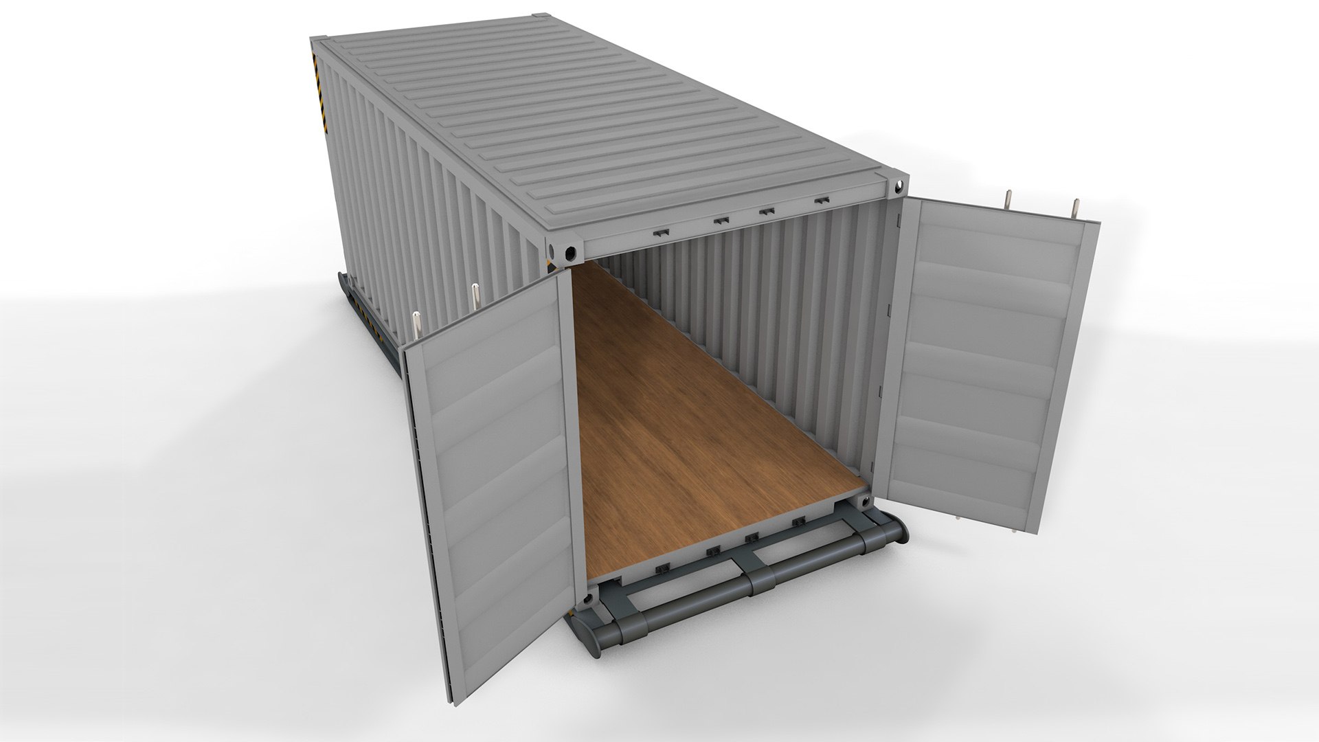 Container 20 Feet 3D Model - TurboSquid 1746339