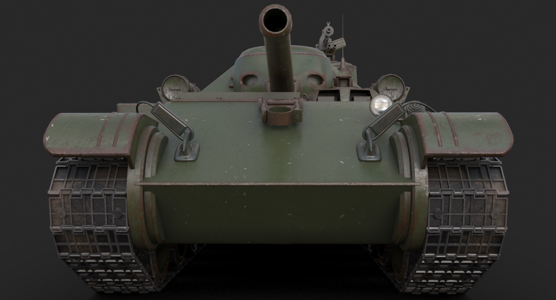 Tank Uralmash Su 101 3D Model - TurboSquid 1661550