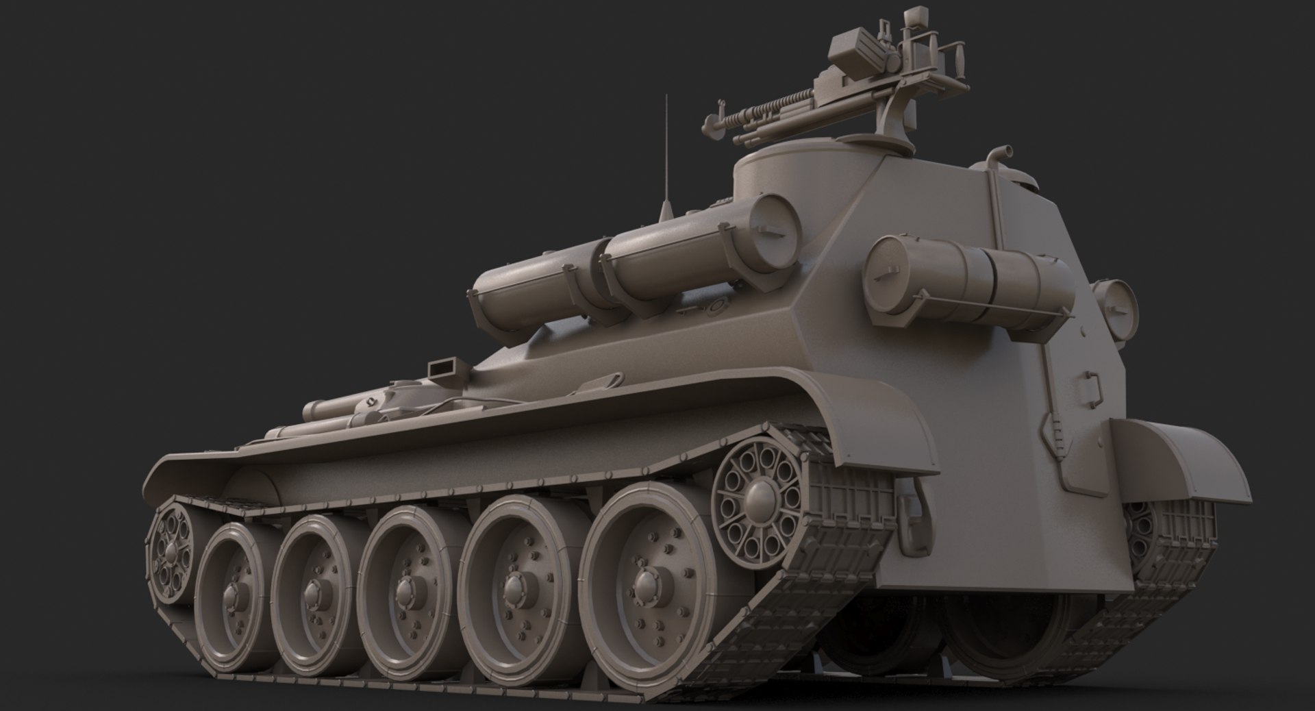 Tank uralmash su 101 3D model - TurboSquid 1661550