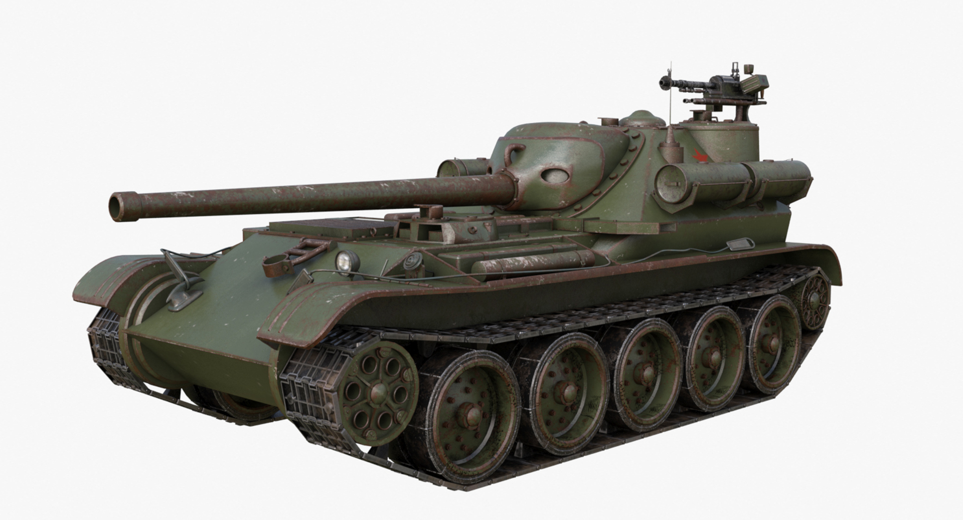 Tank Uralmash Su 101 3D Model - TurboSquid 1661550
