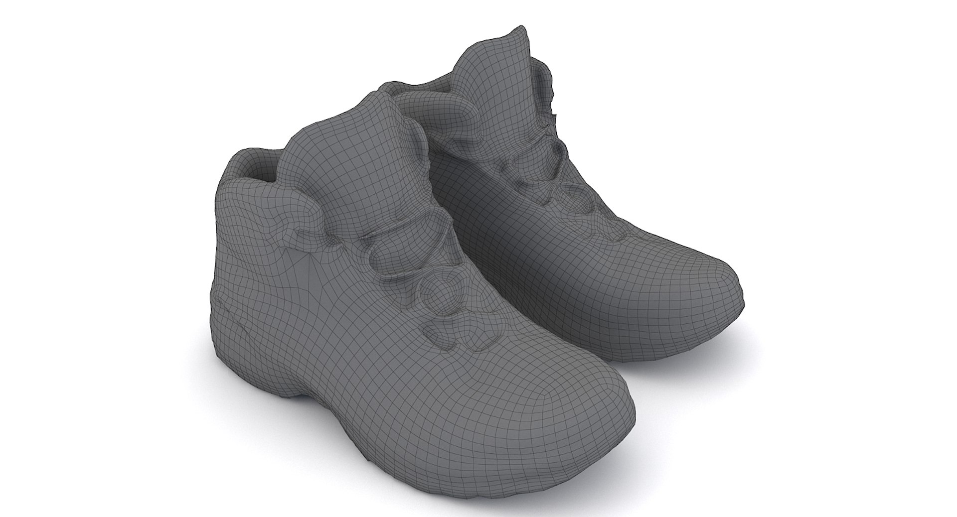 Retopology shoes 3D model - TurboSquid 1404505