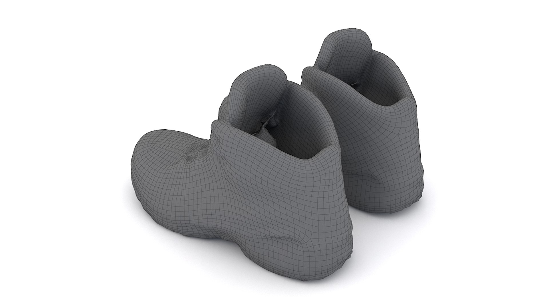Retopology shoes 3D model - TurboSquid 1404505