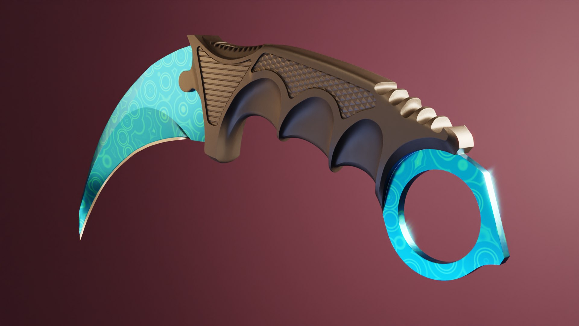 Karambit Knife 3D Model - TurboSquid 1522371
