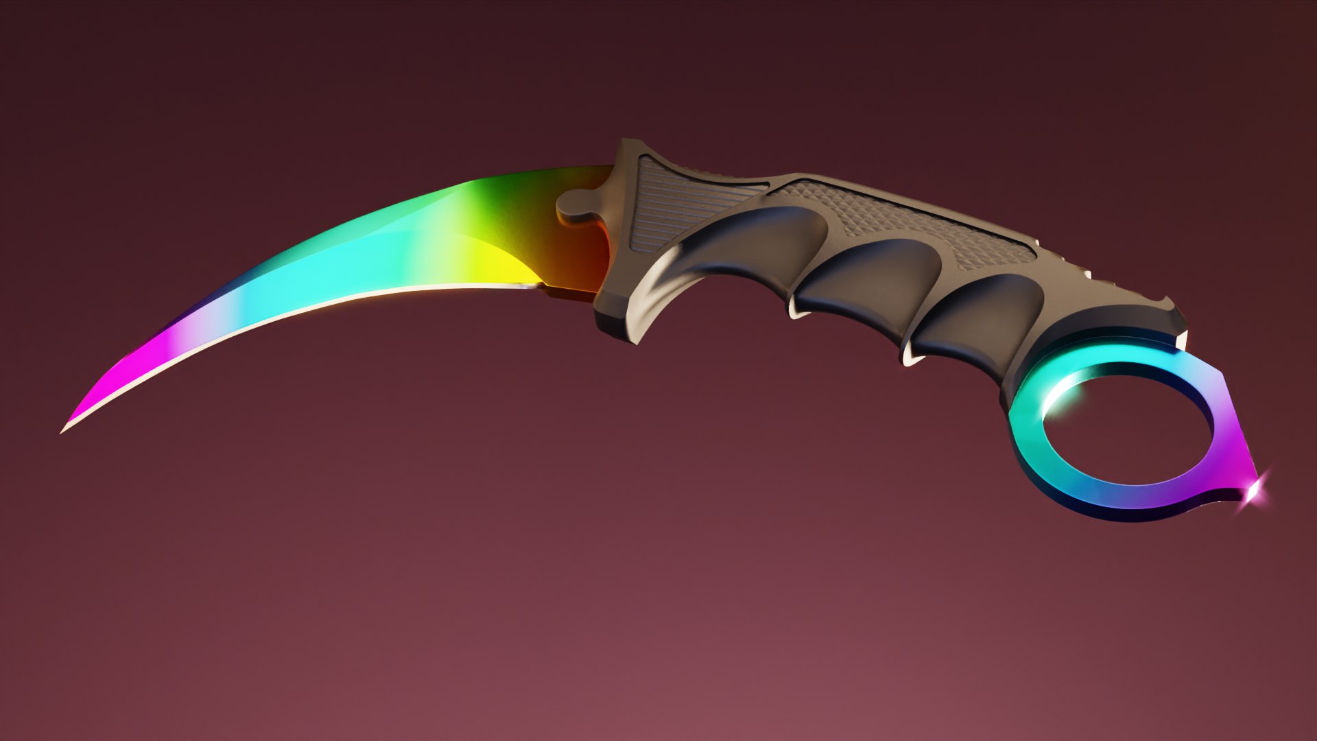 Karambit Knife 3D Model - TurboSquid 1522371