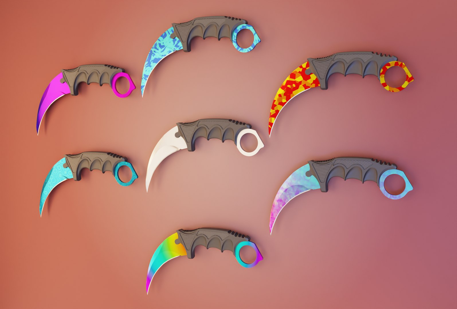 Karambit Knife 3D Model - TurboSquid 1522371