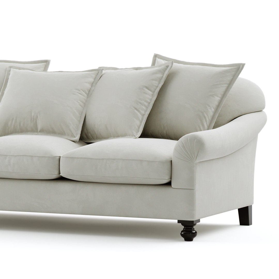 Ralph Lauren Bel Air Sofa 3D Model - TurboSquid 1966532