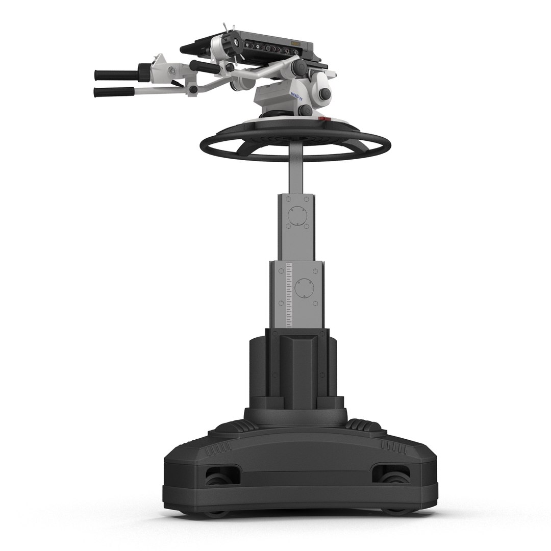 tv studio camera pedestal 3d model