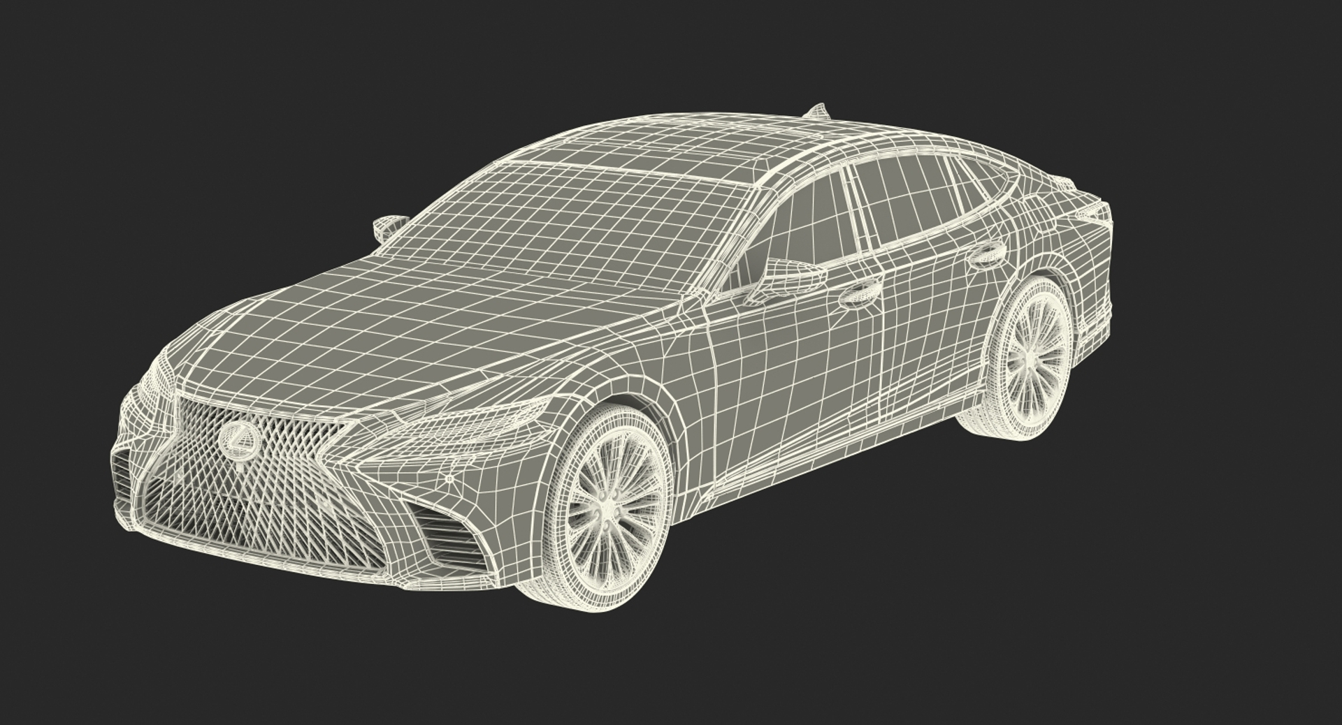 Lexus Ls 500 2018 3D Model - TurboSquid 1294447