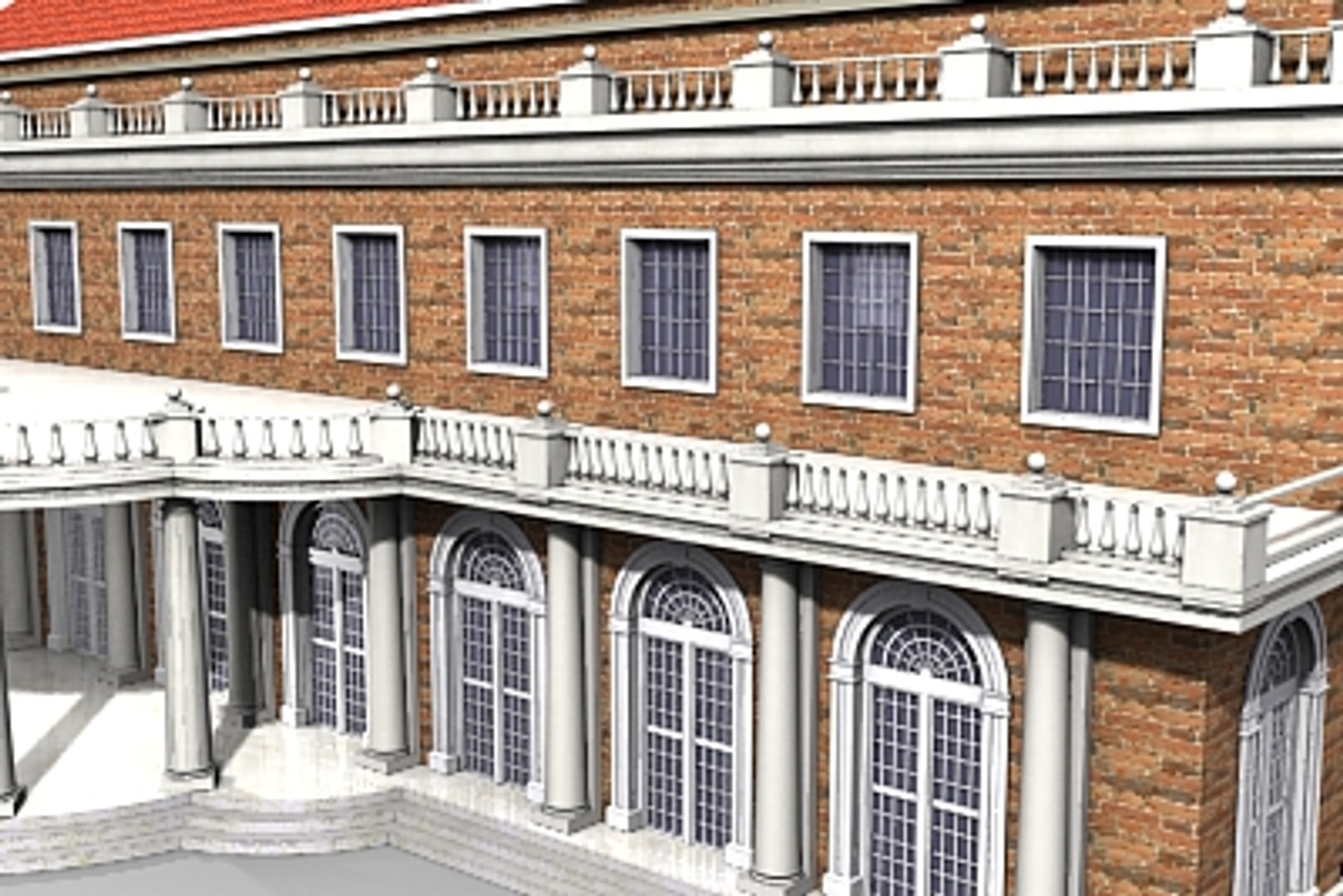victorian building 3d model