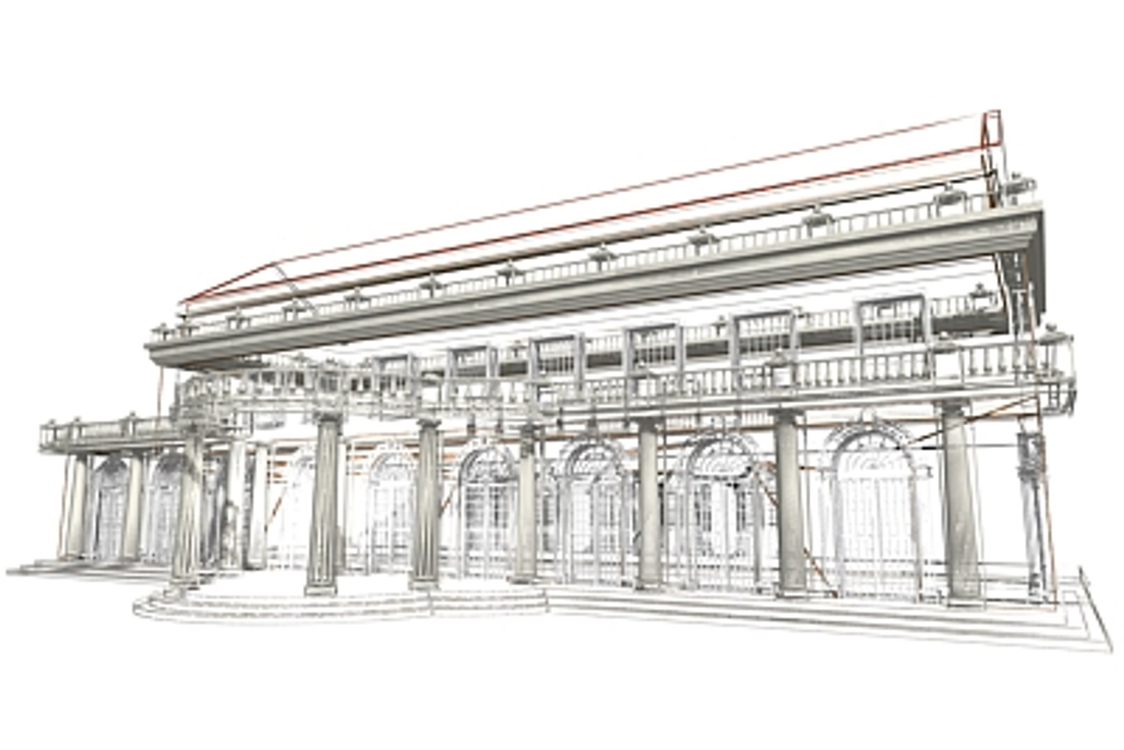 victorian building 3d model