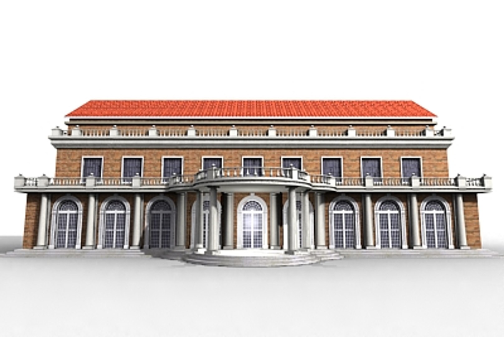victorian building 3d model