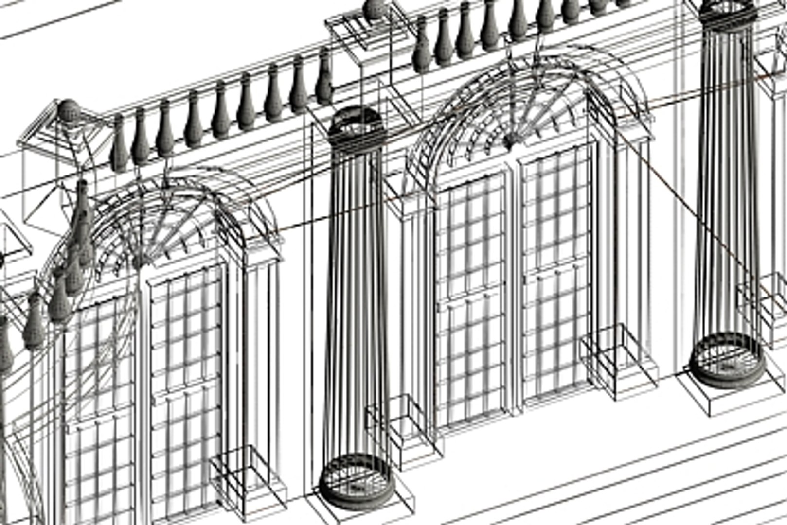 victorian building 3d model