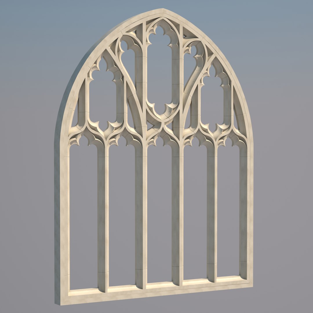 Gothic Window Model - TurboSquid 1568599