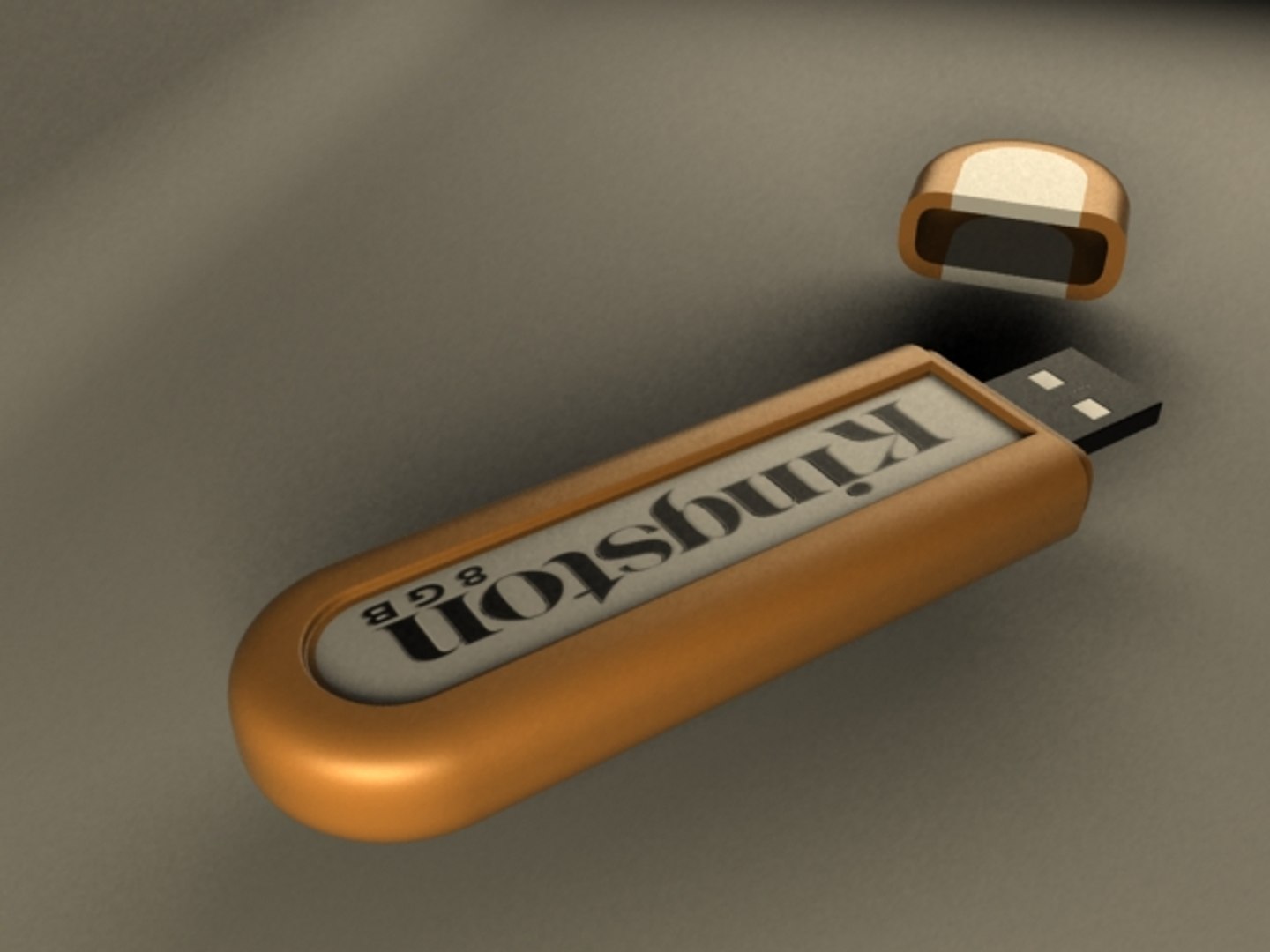 usb flash memory 3d model
