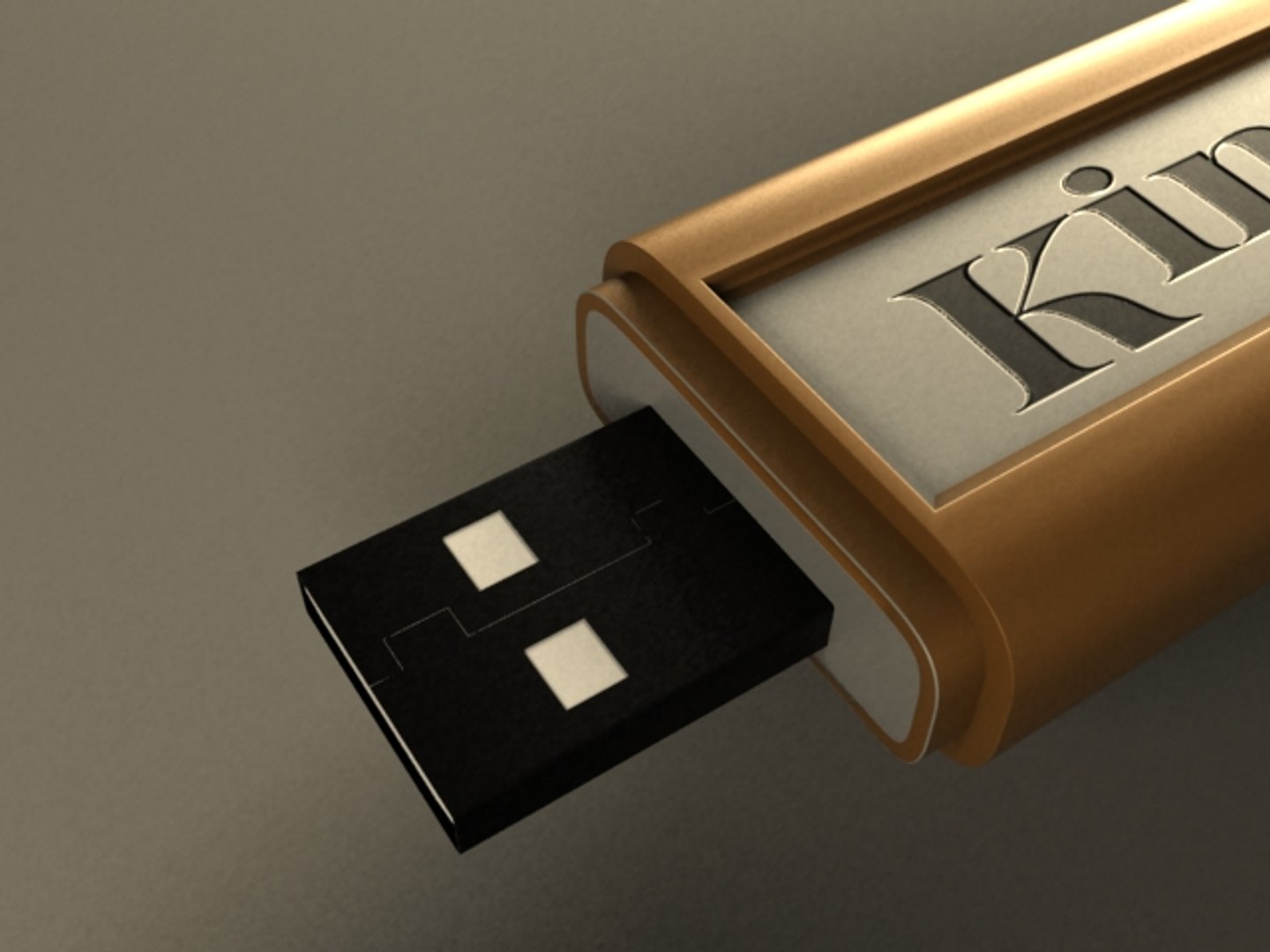 usb flash memory 3d model