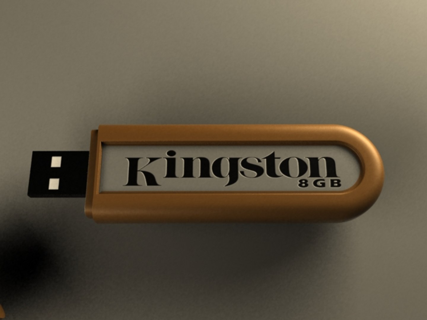 usb flash memory 3d model