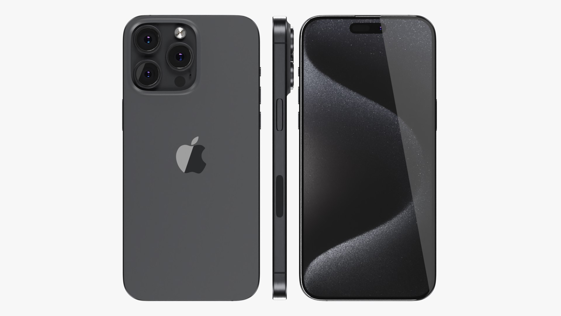 IPhone 15 Pro Max Black Titanium 3D Model - TurboSquid 2135548