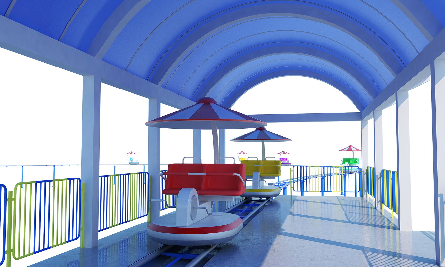 Amusement Air Bike 3D Model - TurboSquid 1630988