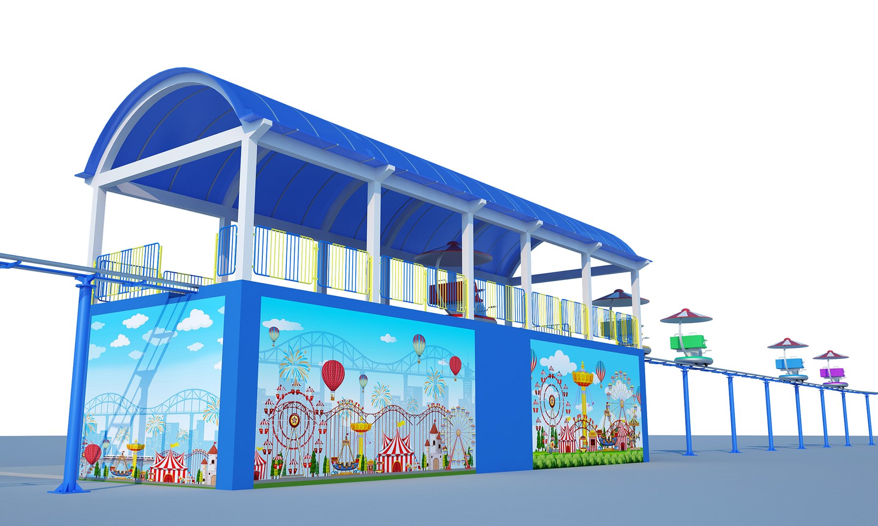 Amusement Air Bike 3D Model - TurboSquid 1630988