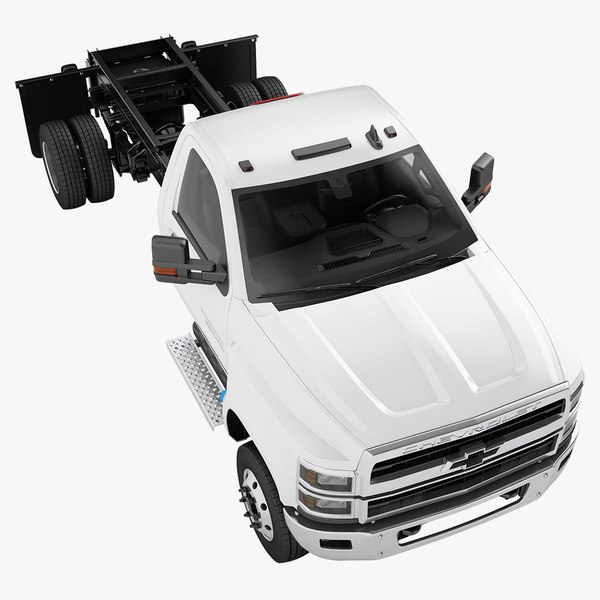 modelo 3d 2020 Chevrolet Silverado 6500HD Chassis 01 - TurboSquid 2039007